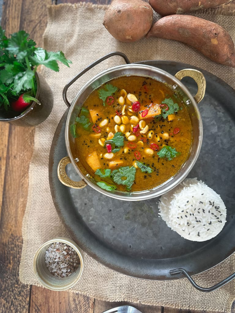 Ian Haste’s Sweetpotato Yellow Curry with Peanuts and Coriander - North ...